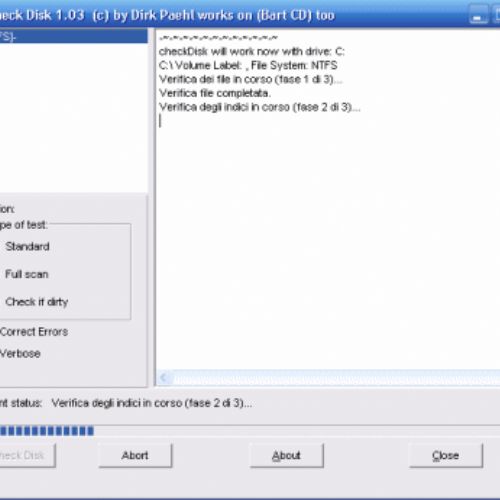 Effettuare una scansione di dischi fissi e partizioni con Check Disk ...
