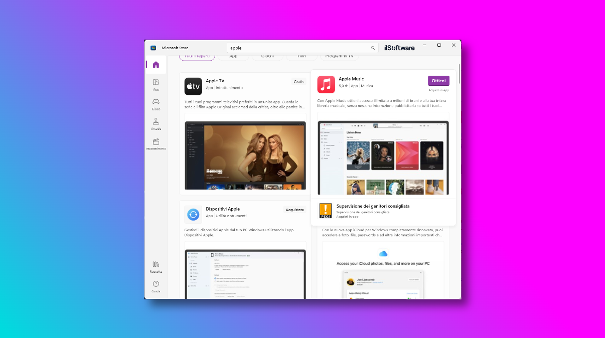 Disponibili tre nuove app Apple per Windows: addio iTunes