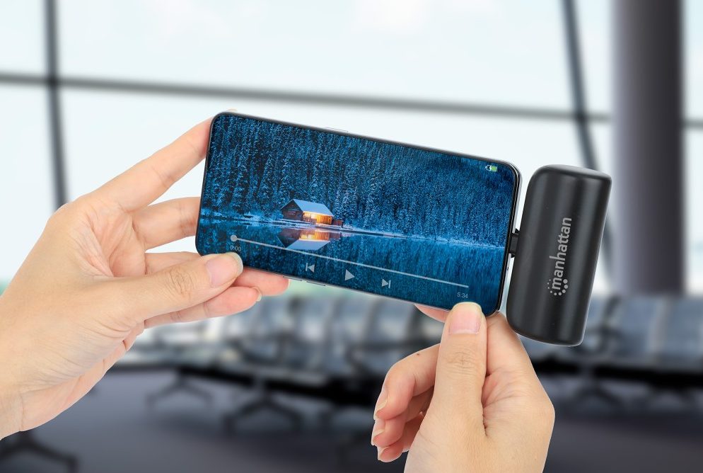 Power Bank Manhattan Shop PD 5000 mAh: doppia uscita USB-C per una ...