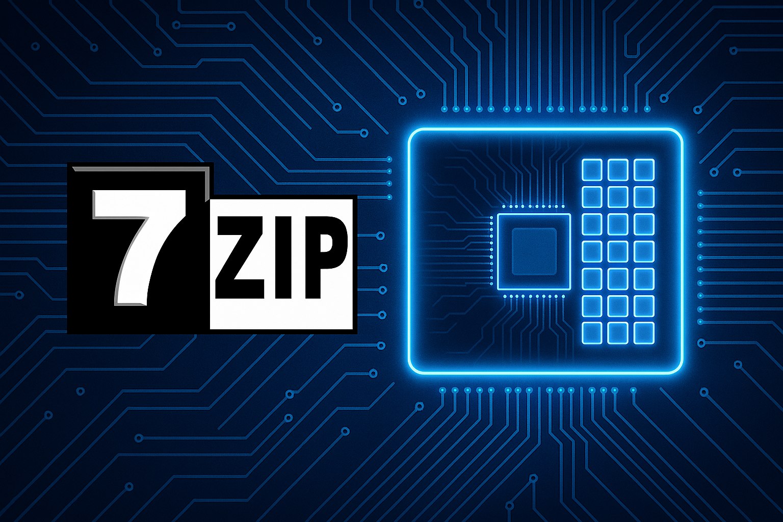 7-Zip 25.00 sblocca oltre 64 thread: compressione parallela ultraveloce