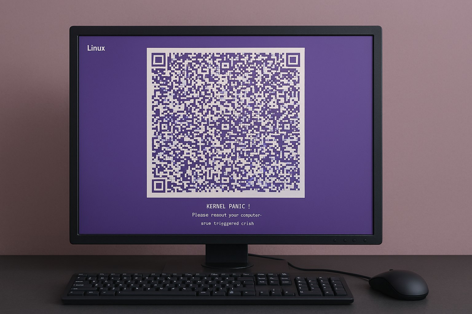 Esiste una BSOD anche su Linux? Scopri il Kernel Panic con QR Code per ...