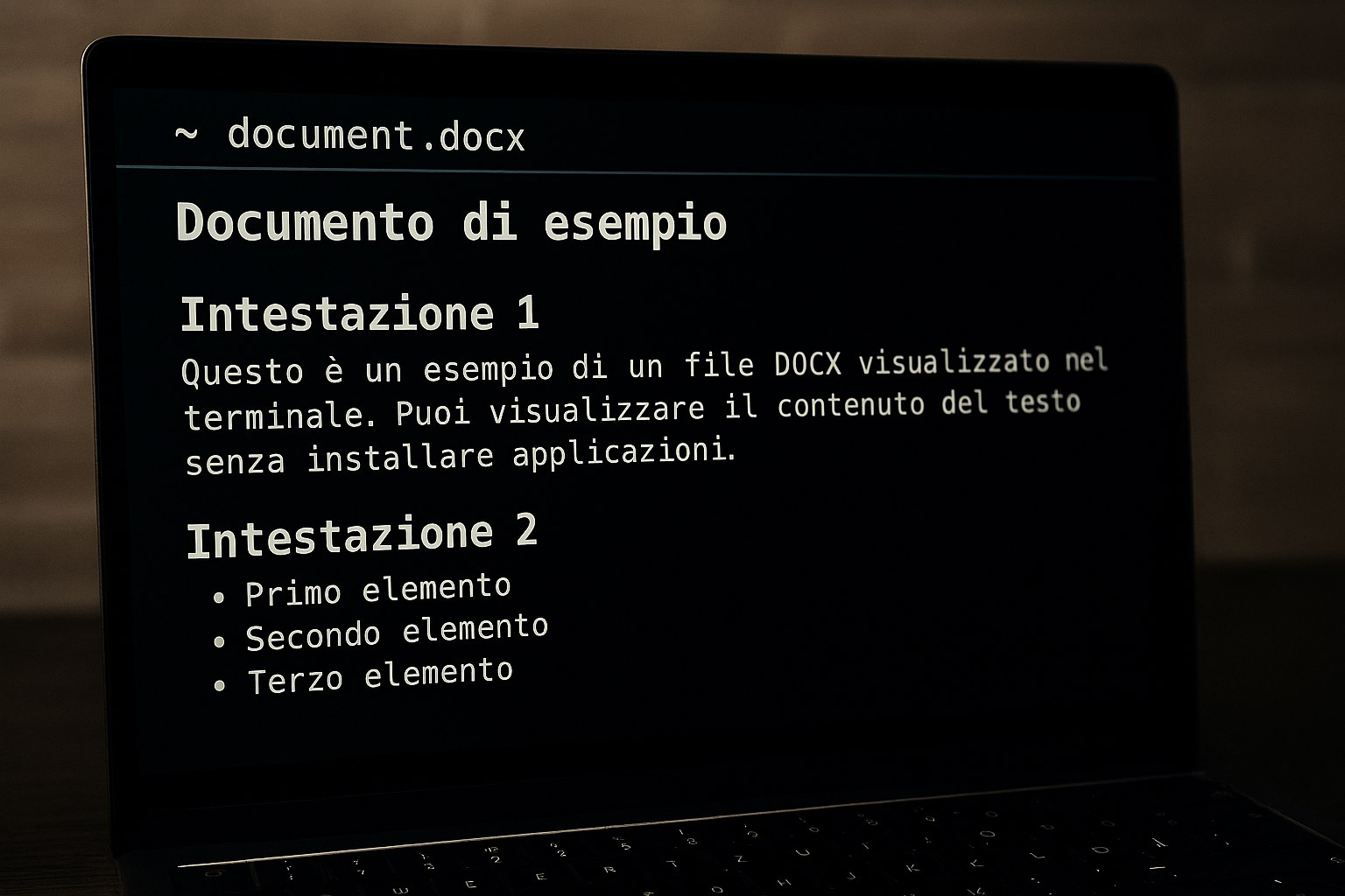 Doxx: scopri come leggere file Word DOCX dal terminale senza installare ...