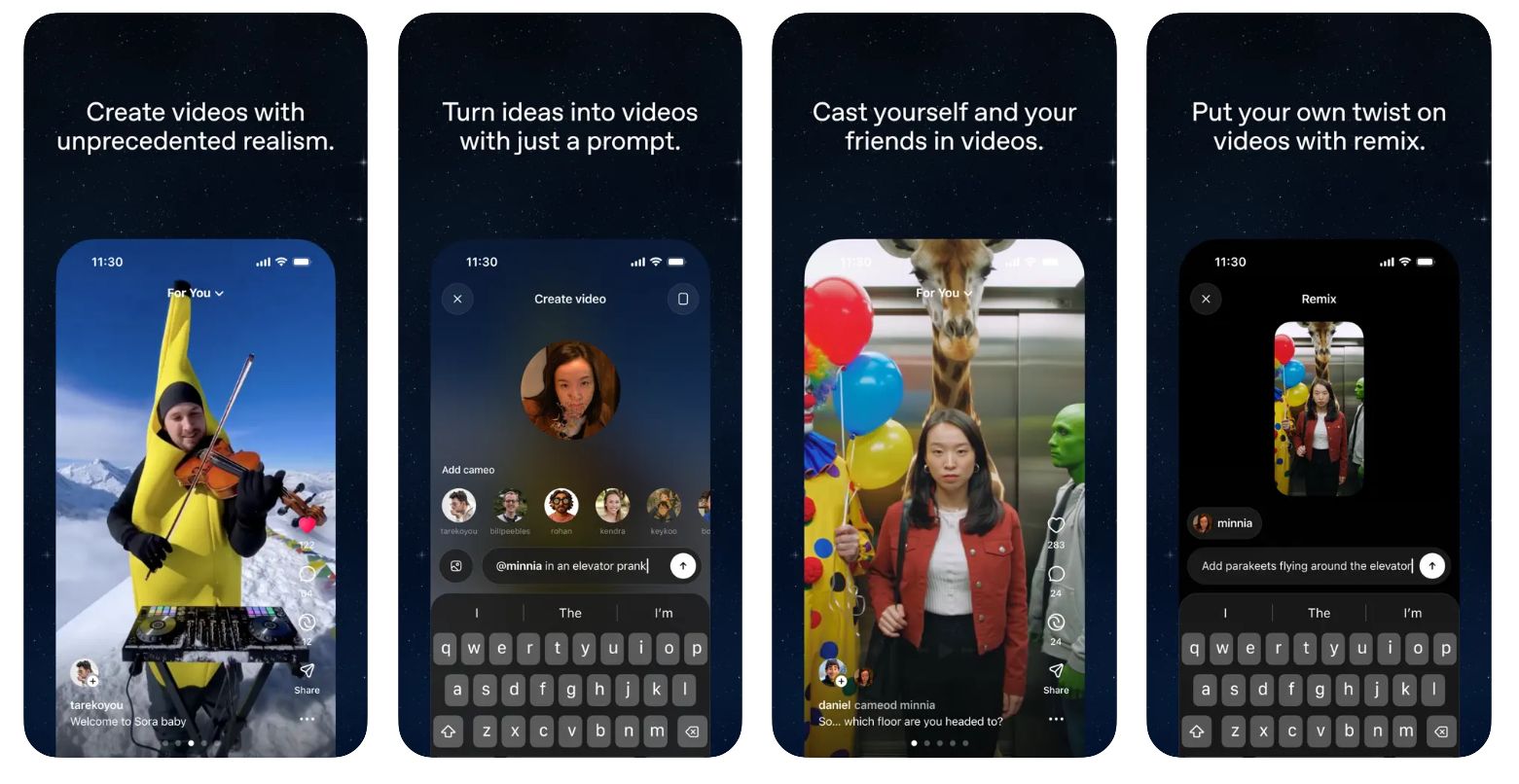 OpenAI presenta Sora 2 e l'app di Sora per iOS